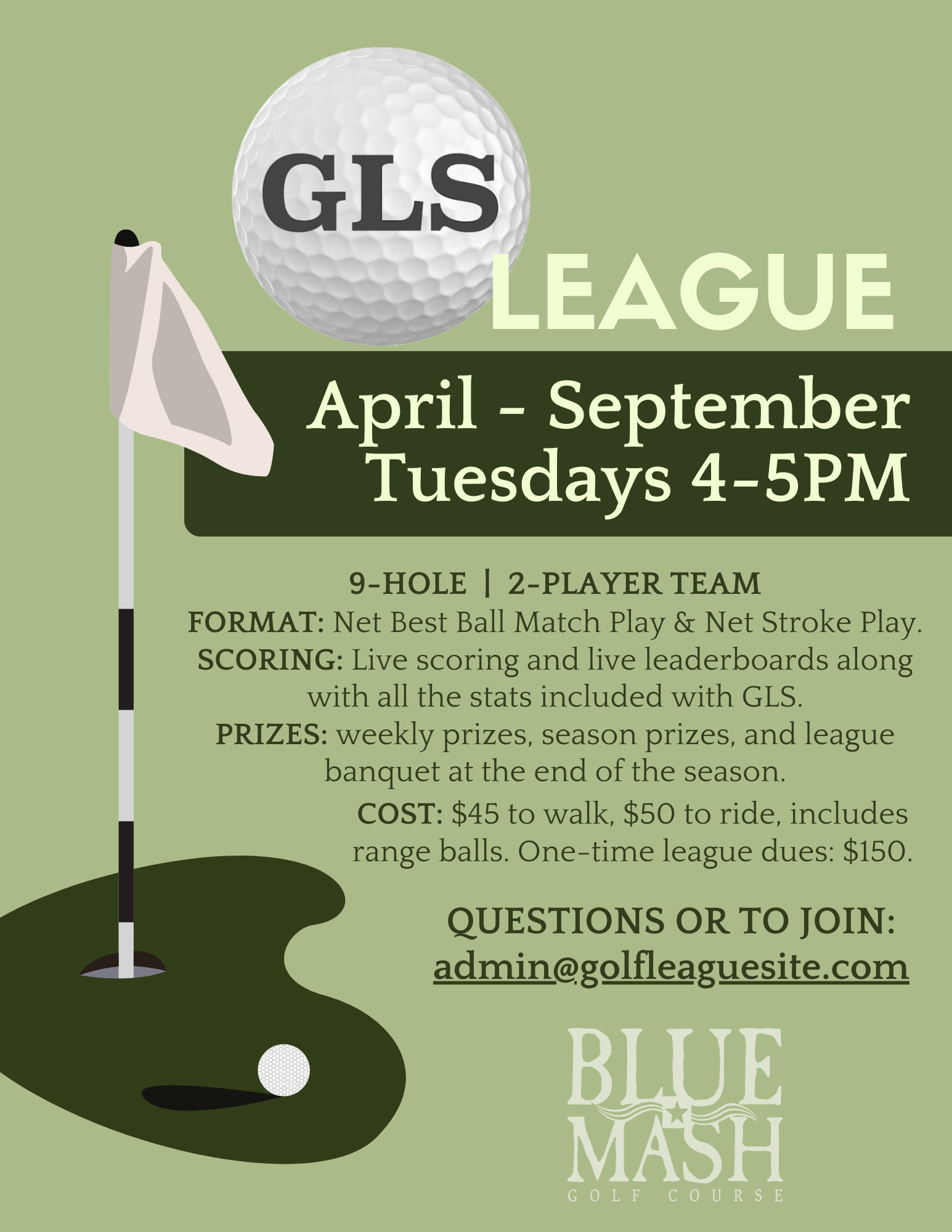 2025 Leagues - Blue Mash Golf Course